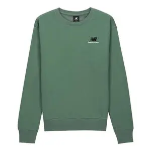 NEW BALANCE Unissentials French Terry Crewneck Sweatshirt Asia Sizing - Dark Juniper
