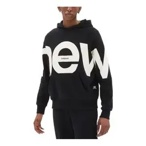 NEW BALANCE Athletics Oversized Sweat Pullover Hoodie - Black