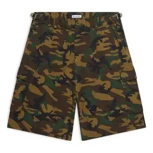 Balenciaga Camouflage Cargo Kick Shorts