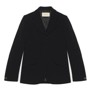 Gucci Cady Viscose Tailored Jacket - Black
