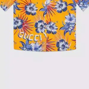 Gucci Wild Flower Print Viscose Shirt