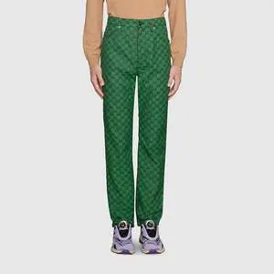 Gucci Gg Monogram Canvas Trousers