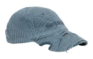 Balenciaga Laser Destroyed Logo Ball Cap