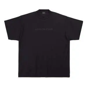 Balenciaga Mirror Cotton T-shirt - Black