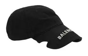 Balenciaga Hat Notch Logo Visor Cap