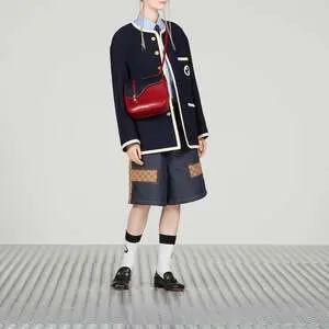 Gucci Retro Tweed Jacket With Embroidery