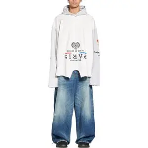 Balenciaga Upside Down Hoodie Oversized