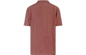 Gucci Geometric Houndstooth Print Bowling Shirt 'blue
