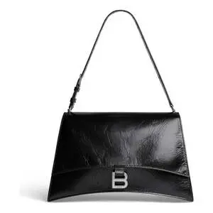 Balenciaga Crush Medium Sling Bag - Black