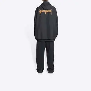 Balenciaga Metallica Hooded Windbreaker Jacket