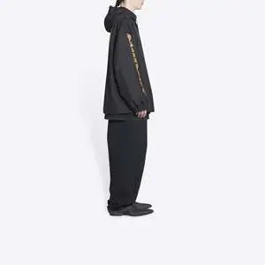 Balenciaga Metallica Hooded Windbreaker Jacket