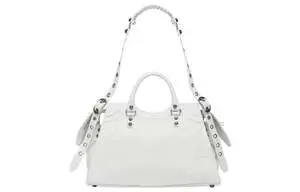 Balenciaga Neo Cagole City Handbag - White