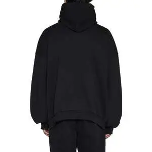 Balenciaga Logo Print Popover Hoodie
