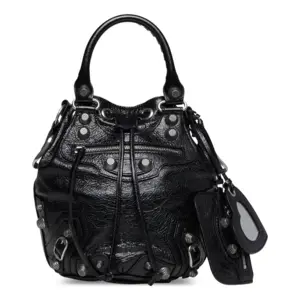 Balenciaga Le Cagole Small Bucket Bag - Black