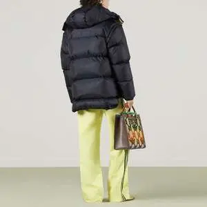 Gucci X Adidas Padded Down Hooded Jacket With Detachable Sleeves