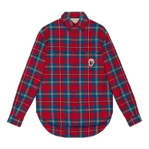 Gucci Tartan Shirt With Skunk Detail