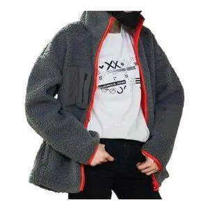 PUMA Fleece Zip-up Jacket - Grey