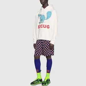 Gucci Gg Hexagon Silk Crepe Shorts
