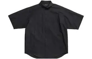 Balenciaga Tape Type Short Sleeve Shirt Large Fit