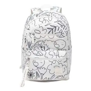 LI-NING Allover Print Sportstyle Backpack 'white - White/black