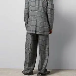 Gucci Horsebit Check Wool Tailored Pant