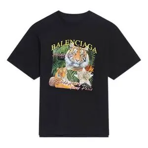Balenciaga Year Of The Tiger Fbi Revesible T-shirt - Navy