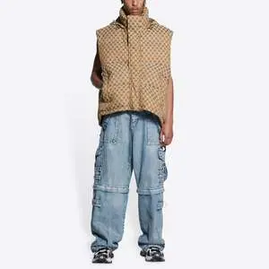 Balenciaga X Gucci The Hacker Project Hacker Cocoon Puffer Gilet Vest