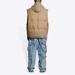 Balenciaga X Gucci The Hacker Project Hacker Cocoon Puffer Gilet Vest