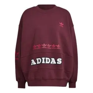 Adidas Originals Logo Play Sweatshirt - Claret/multi-color