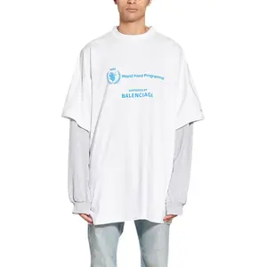 Balenciaga X Wfp Double Sleeves T-shirt