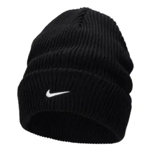 Nike Peak Tall Cuff Swoosh Beanie - Black