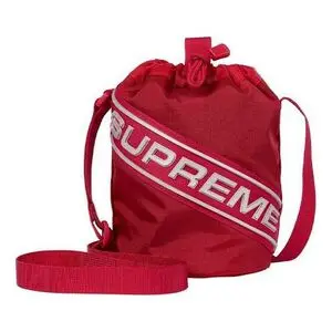 Supreme Small Cinch Pouch - Red
