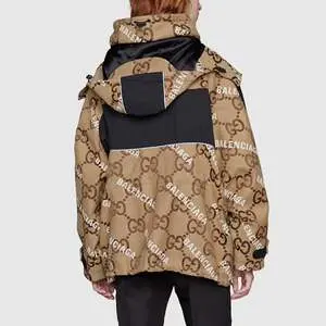 Gucci X Balenciaga The Hacker Project Jumbo Gg Jacket