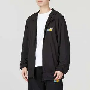 PUMA Zip-up Hooded Jacket - Black