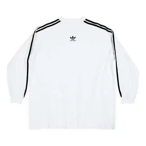 Balenciaga X Adidas Long Sleeve T-shirt Oversized - White
