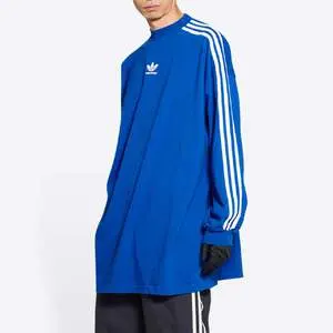 Balenciaga X Adidas Long Sleeve T-shirt - Blue