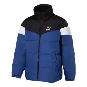 PUMA Color Block Down Jacket - Blue