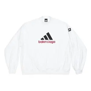 Balenciaga X Adidas Oversized Sweatshirt - White