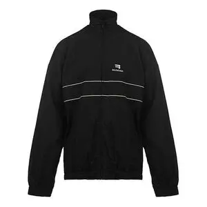 Balenciaga Sporty B Track Jacket - Black