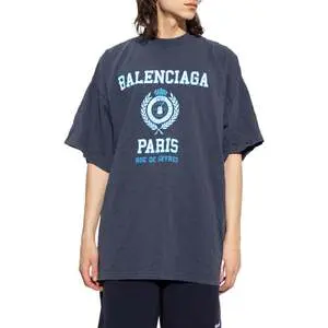 Balenciaga College Crest Oversized T-shirt