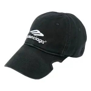 Balenciaga 3b Sports Icon Cap 'black White - Black/white