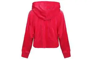 Adidas Originals Cropped Velour Hoodie
