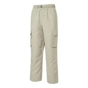 PUMA Loose Fit Cargo Trousers - Off White