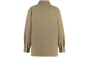 Gucci Gg Canvas Shirt 'beige Ebony