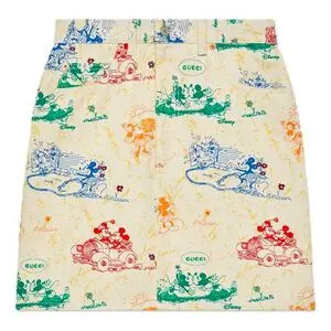 Gucci X Disney Mickey And Minnie Printed Skirt