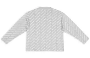 Balenciaga Mini Allover Logo Cardigan