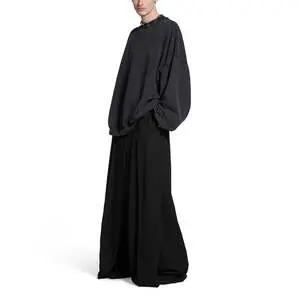 Balenciaga Pierced Round Oversized Sweatshirt