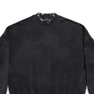 Balenciaga Pierced Round Oversized Sweatshirt