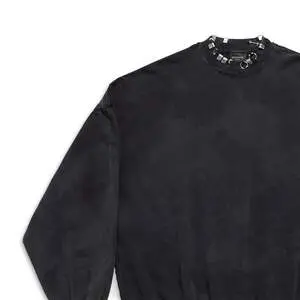 Balenciaga Pierced Round Oversized Sweatshirt