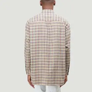 Gucci Chicken Embroidery Check Shirt